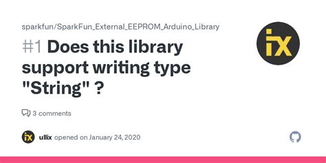 Does This Library Support Writing Type String Issue Sparkfun