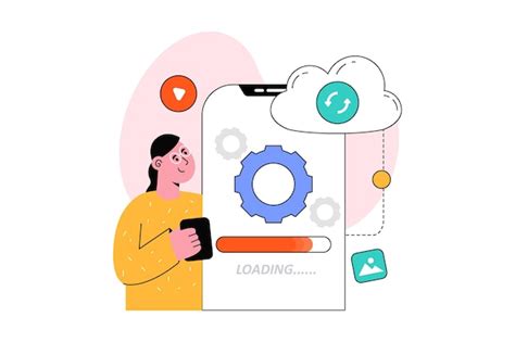 Premium Vector Cloud Backup Flat Style Design Vector Illustration Stock Illustration