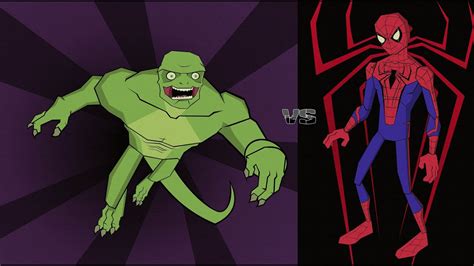 Новый Человек паук Человек паук Vs Ящер Youtube