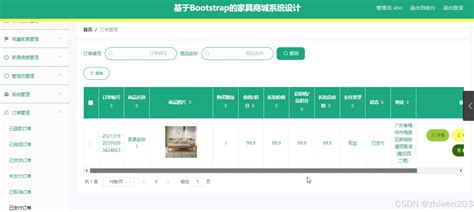 基于nodejsvue基于springboot的家具商城系统开题程序论文 计算机毕业设计 Csdn博客