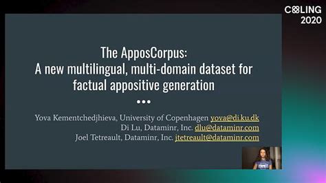 Underline The Apposcorpus A New Multilingual Multi Domain Dataset For Factual Appositive