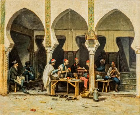 Lot Orientalist School 19th 20th Century Market Scene Oil On Canvas