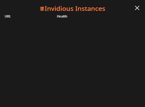 Invidious Instances Not Being Fetched · Issue 301 · Viewtubeviewtube