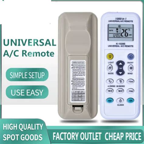 Universal Ac Remote Control 1000 In1 Wireless Air Conditioner Remote
