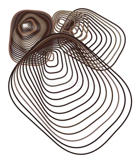 Background Abstract Geometric Rounded Rectangle Pattern For Design Texture Cover Style