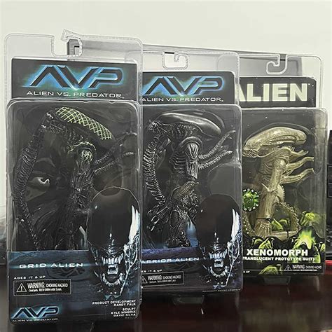Neca Grid Warrior Xenomorph Alien Vs Predator Action Figure Collectible Model Toys Christmas