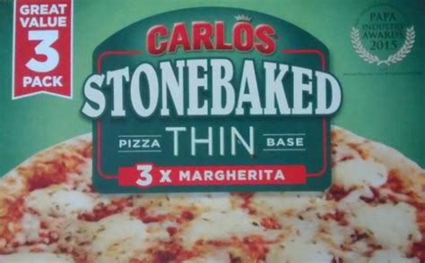 Carlos Stonebaked Margherita Pizza Food Cheats