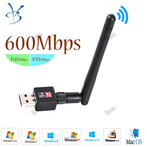 Mua B U Chuy N I Usb Wifi Cho Pc Kh Ng D Y Mbps K M Ng Ten Kh Ng D Y Cho M Y T Nh