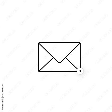 Email Message Notification Icon Animation New Message Notification