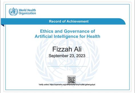 Dr Fizzah Ali On Linkedin Who Artificialintelligence Ethics