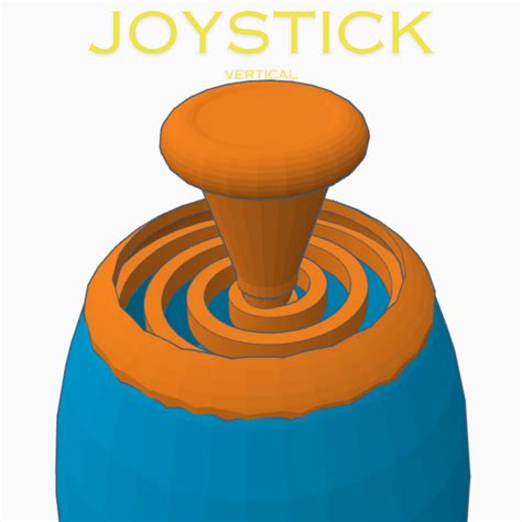 Vertical Ergonomic Joystick By 8bitaarav Makerworld