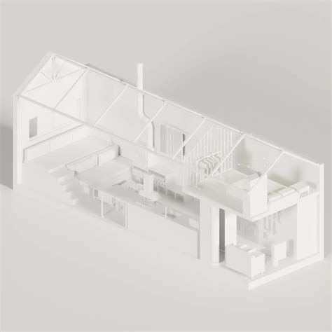 3d Model Low Poly Tiny House Toffu Co