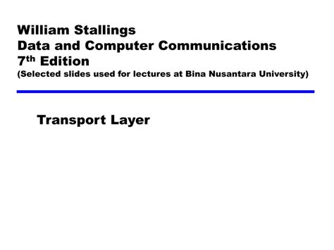Ppt Transport Layer Powerpoint Presentation Free Download Id4185784