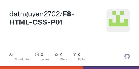 Github Datnguyen2702f8 Html Css P01