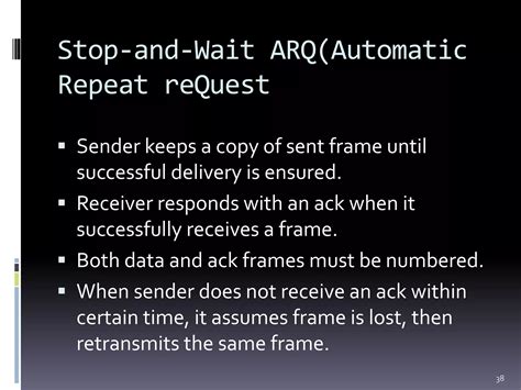 Datalink Controlframingprotocols Ppt