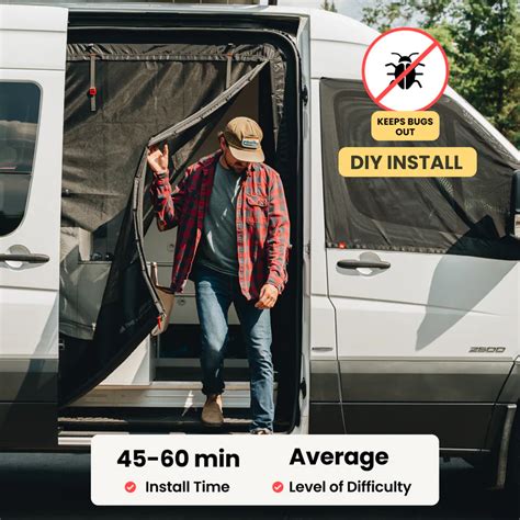 Wanderful Promaster Campguard Pro Bug Screen Curious Campervans