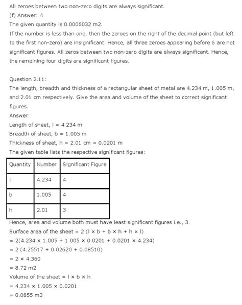 Ncert Solutions For Class 11th Physics Chapter 2 Units And