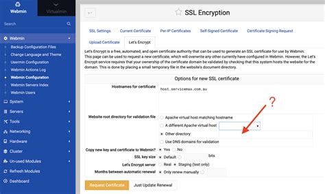 Letsencrypt Can T Get SSL Cert Webmin Virtualmin Community