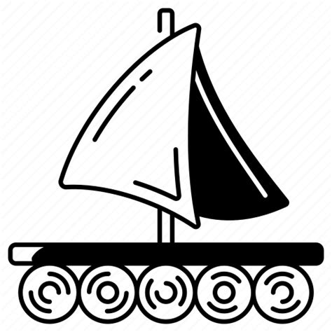 Raft Wooden Raft Life Raft Scout Raft Floating Raft Icon Download On Iconfinder