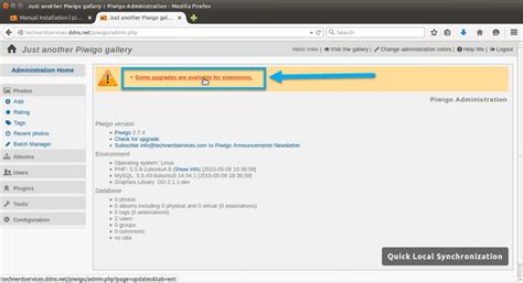 How To Install Piwigo Photo Gallery On Ubuntu 14 04