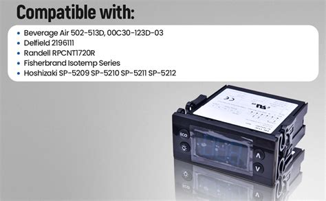 Erc112c Temperature Controller Kit Electronic Refrigeration Controller With Ntc