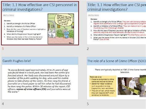 11 Unit 3 Wjec Criminology Teaching Resources