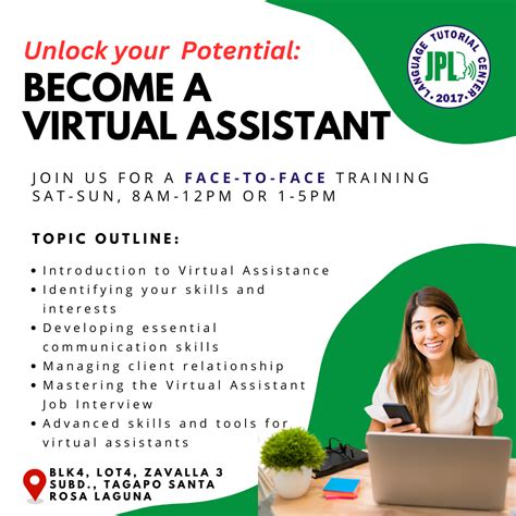 Enroll In Becoming A Virtual Assistant Training By Jpl Language