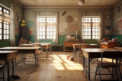 Premium Ai Image Class Room