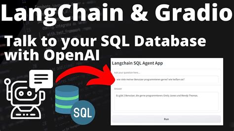 LangChain Application Mit Gradio Run Agents In The Web To Query Your