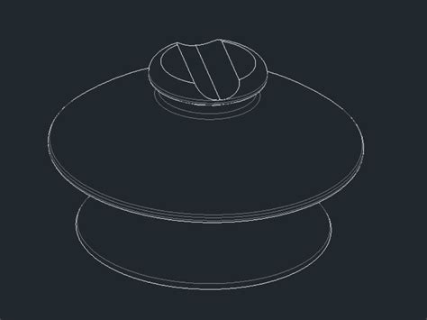Elektrischer Isolator 2d In Autocad Cad 90 46 Kb Bibliocad