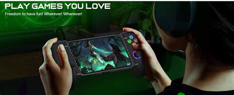 Wireless Phone Controller For Iphone Android No Deadzone Mobile Gaming Controller