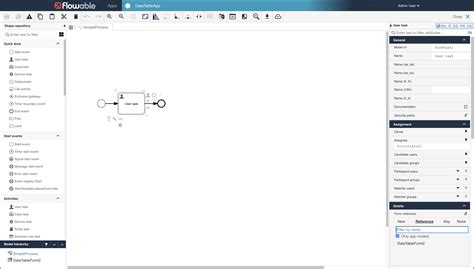 Create A Data Table With A Static Datasource Flowable Enterprise Documentation
