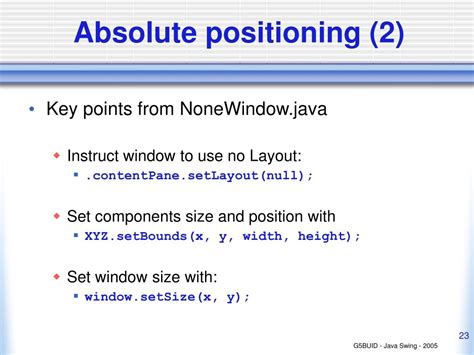 ppt java swing lecture 3 layout management powerpoint presentation id 3553853