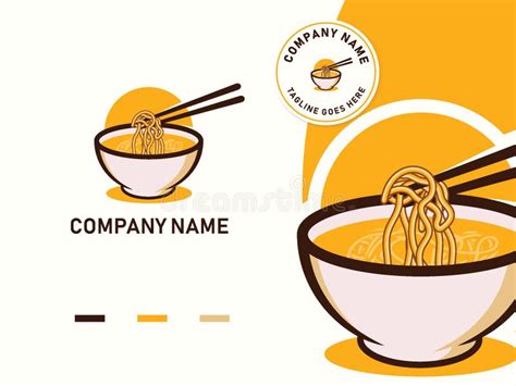 Delicious Ramen Noodles In Bowl With Chopsticks Vibrant Cartoon Style