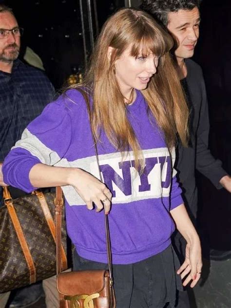 Taylor Swift Nyu Sweatshirt Swifts Vintage Nyu Sweatshirt