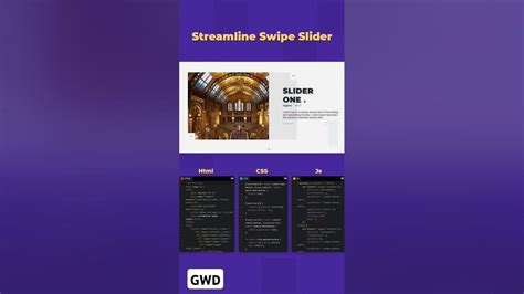 Swipe Slider Css Webproject Coding Javascript Webdesign