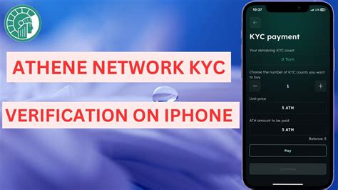 Athene Network Mining Kyc Verification On Iphone Athene Network Kyc Youtube