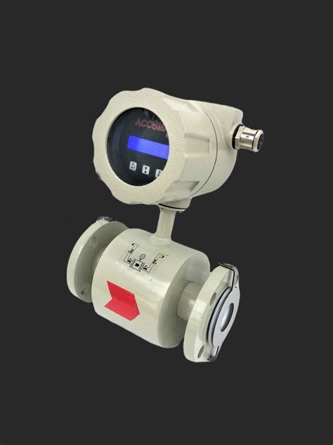 15 350mm Mild Steel Battery Operated Electromagnetic Flow Meter 8 Inches For Chemical At