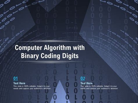 computer algorithm with binary coding digits ppt powerpoint presentation file demonstration pdf