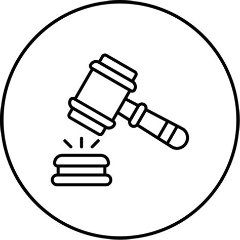 Premium Vector Judge Icon