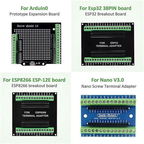 Esp32 Breakout Board Gpio 1 Into 2 Compatible With Nodemcu 32s Lua 38pin Gpio Expansion Board