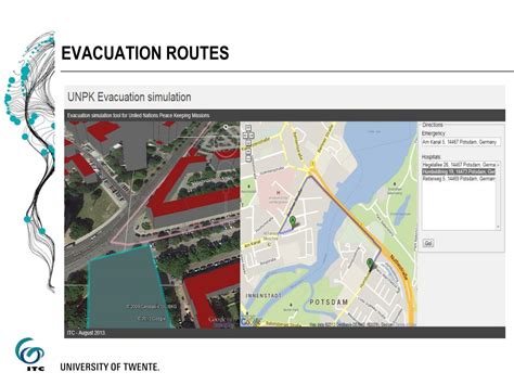 Ppt Evacuation Simulation Supported By 3d Visualization And Animation