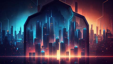 Premium Photo Technology Or Tech Data Network Internet Connect Concept Generative Ai