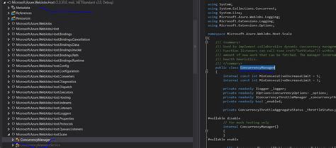c could not load type microsoft azure webjobs host scale