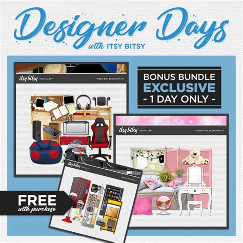 Itsy Bitsy Designer Day Exclusive October 2022 Digital Art