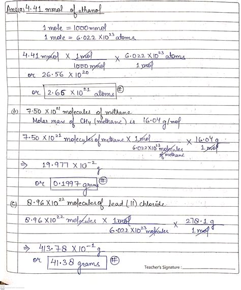 [solved] Calculate Each Of The Following Quantities A The Number Of
