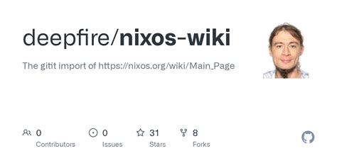 Github Deepfirenixos Wiki The Gitit Import Of