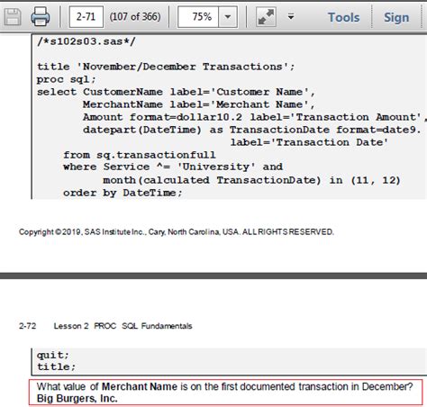 Solved Another Tiny Mistake In Sql1 Essentials Course Note Pdf On