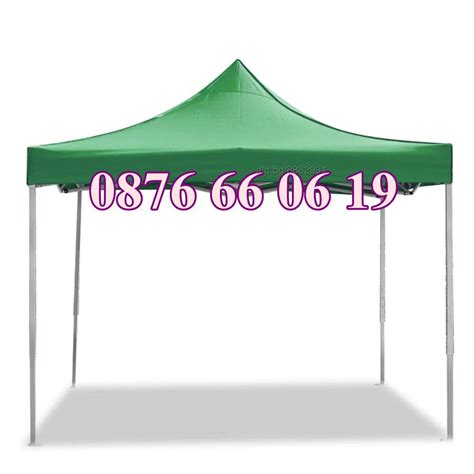 Сгъваема градинска шатра 3х3м шатра хармоника 3х3 м стандартна и подсилена покривало