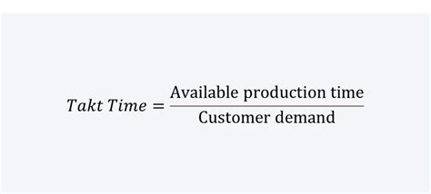 Takt Time Aligning Production With Demand Kaizen™ Article
